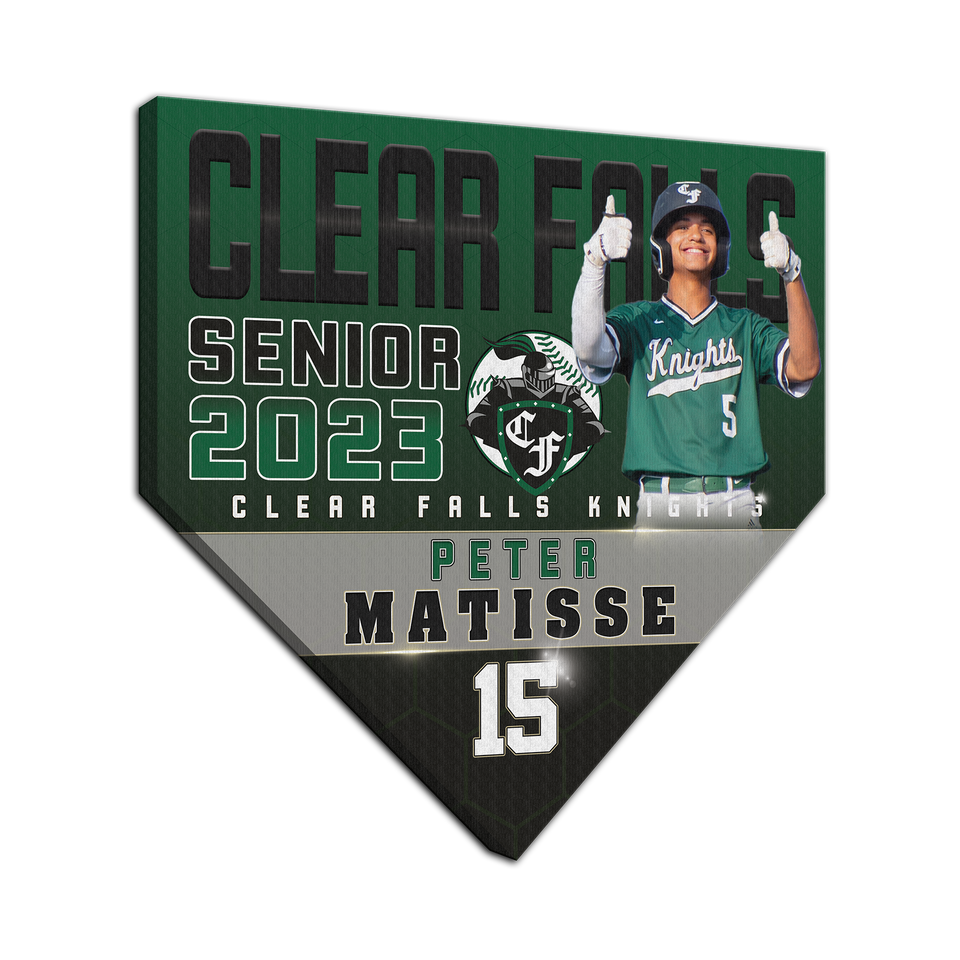 Home Plate Canvases, Baseball Player Gifts, Senior Gifts, Coaches Gift